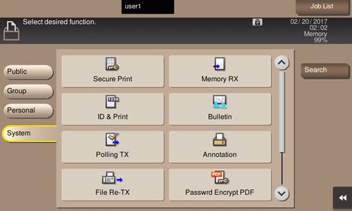 Descriptions of Functions / Utility Keys