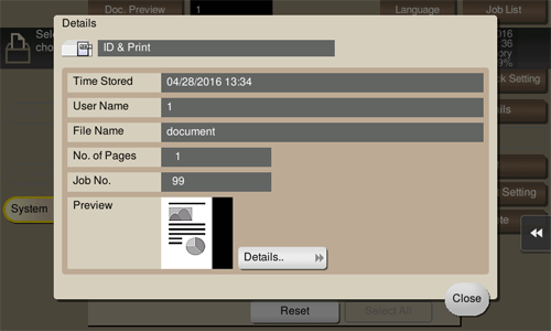 Descriptions of Functions / Utility Keys