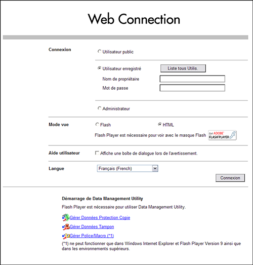 Web Management Tool
