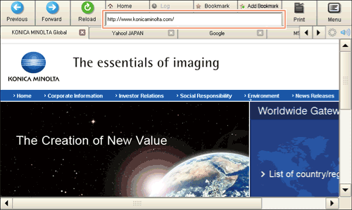 Displaying Web Pages