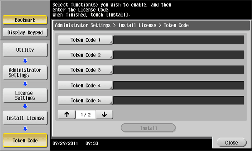 Automatically Registering a License via Internet