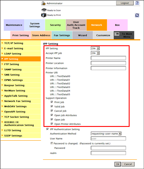 Web Management Tool