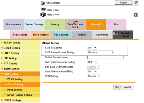 Configuring the SMB Transmission Environment