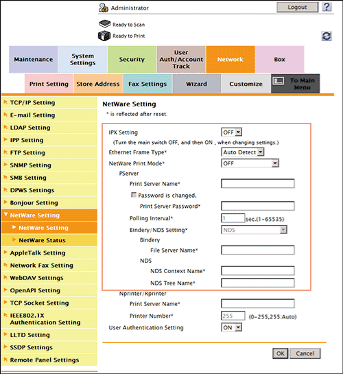 Configuring the Netware Printing Environment