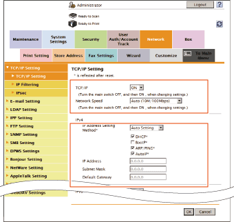 Using in the IPv4 Environment